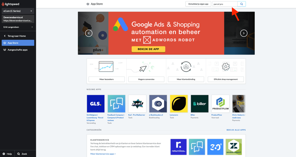 Lightspeed handleiding