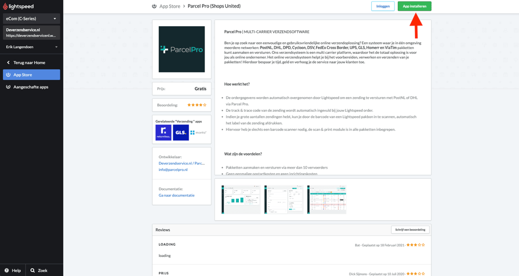 Lightspeed handleiding